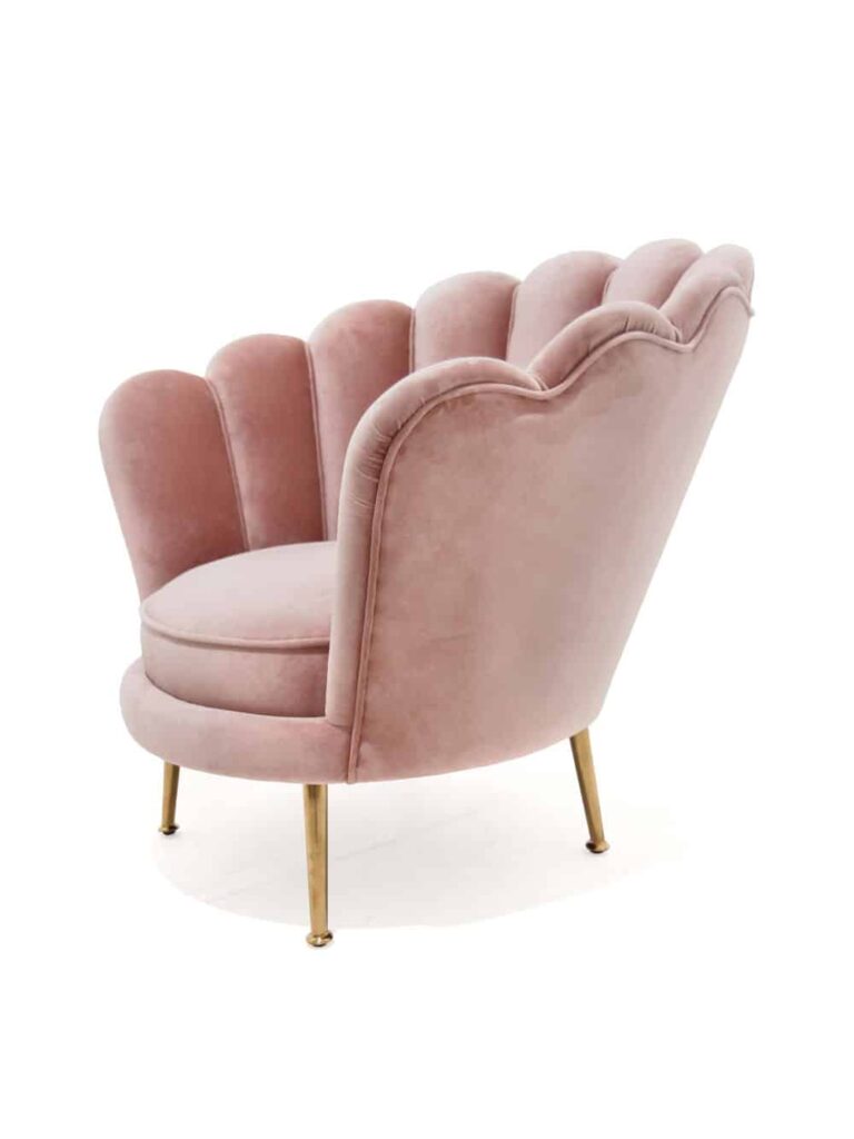 Velvet Petal Chair - Pale Pink | EPH Creative - Event Prop Hire