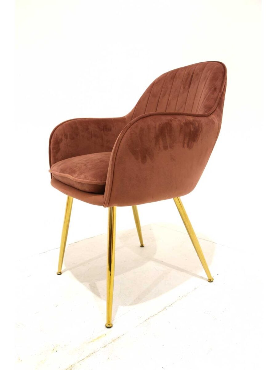 Dusky Pink Velvet Chair | EPH Creative - Event Prop Hire