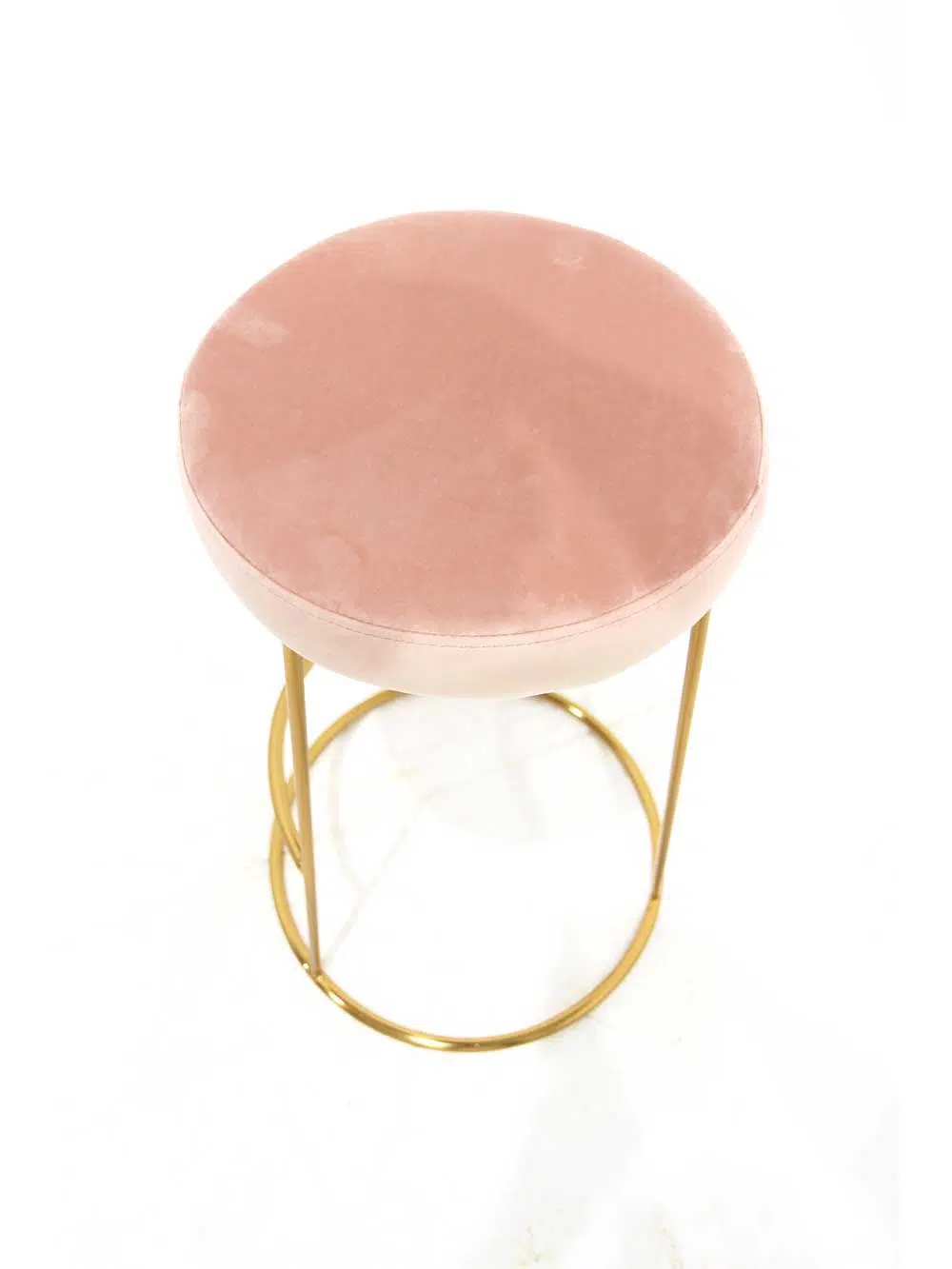 Pale Pink Velvet Bar Stool | EPH Creative - Event Prop Hire