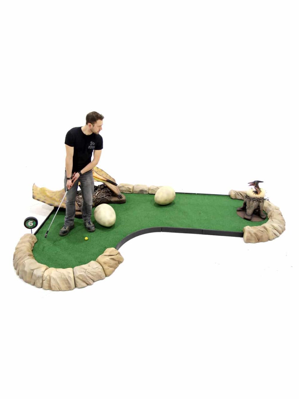Dinosaur Golf Course - HOLE F - Pteranodon Nest | EPH Creative - Event ...