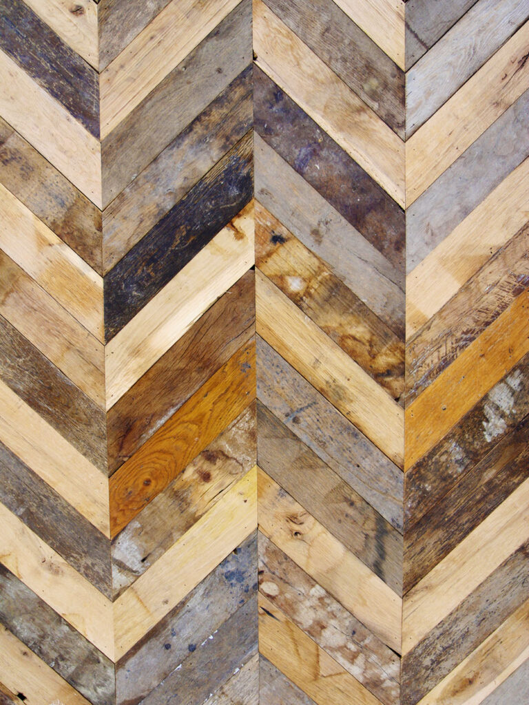Vintage Chevron Wall Panel 2.85m x 2.2m | EPH Creative - Event Prop Hire