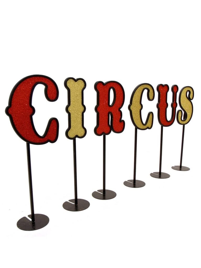Large CIRCUS Letters (0.8m) - Raised to 1.8m | EPH Creative - Event ...