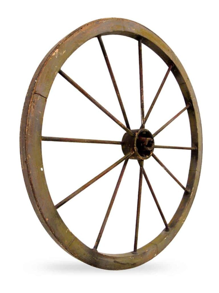 Rustic Metal Wagon Wheel | EPH Creative - Event Prop Hire