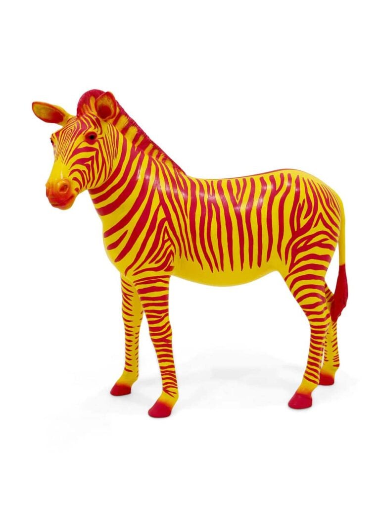 Funky Zebra - Yellow/Pink | EPH Creative - Event Prop Hire