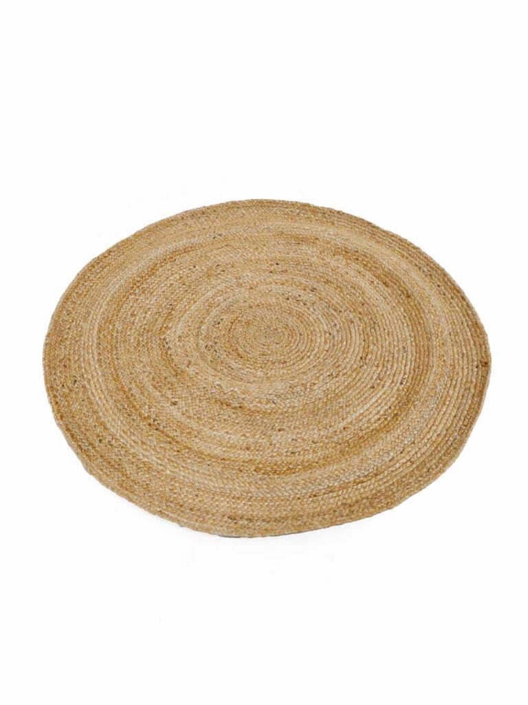 Natural Woven Indoor Rug - Circular 120cm | EPH Creative - Event Prop Hire