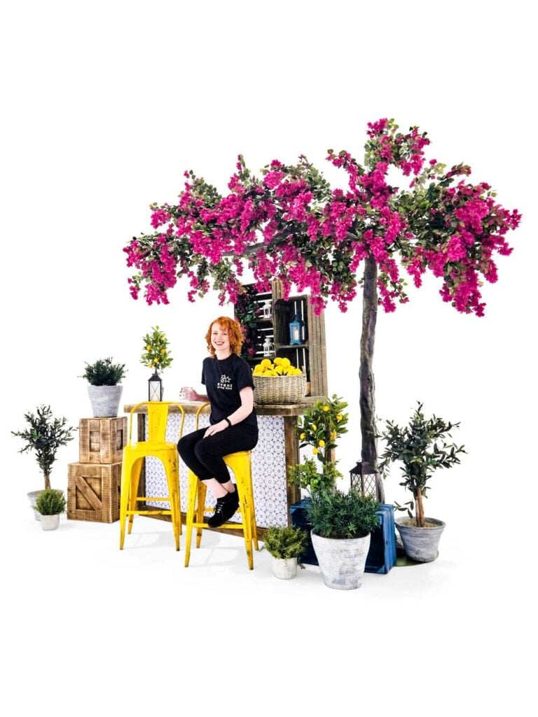 Mediterranean Bar with Bougainvillea and Styling | EPH Creative - Event ...