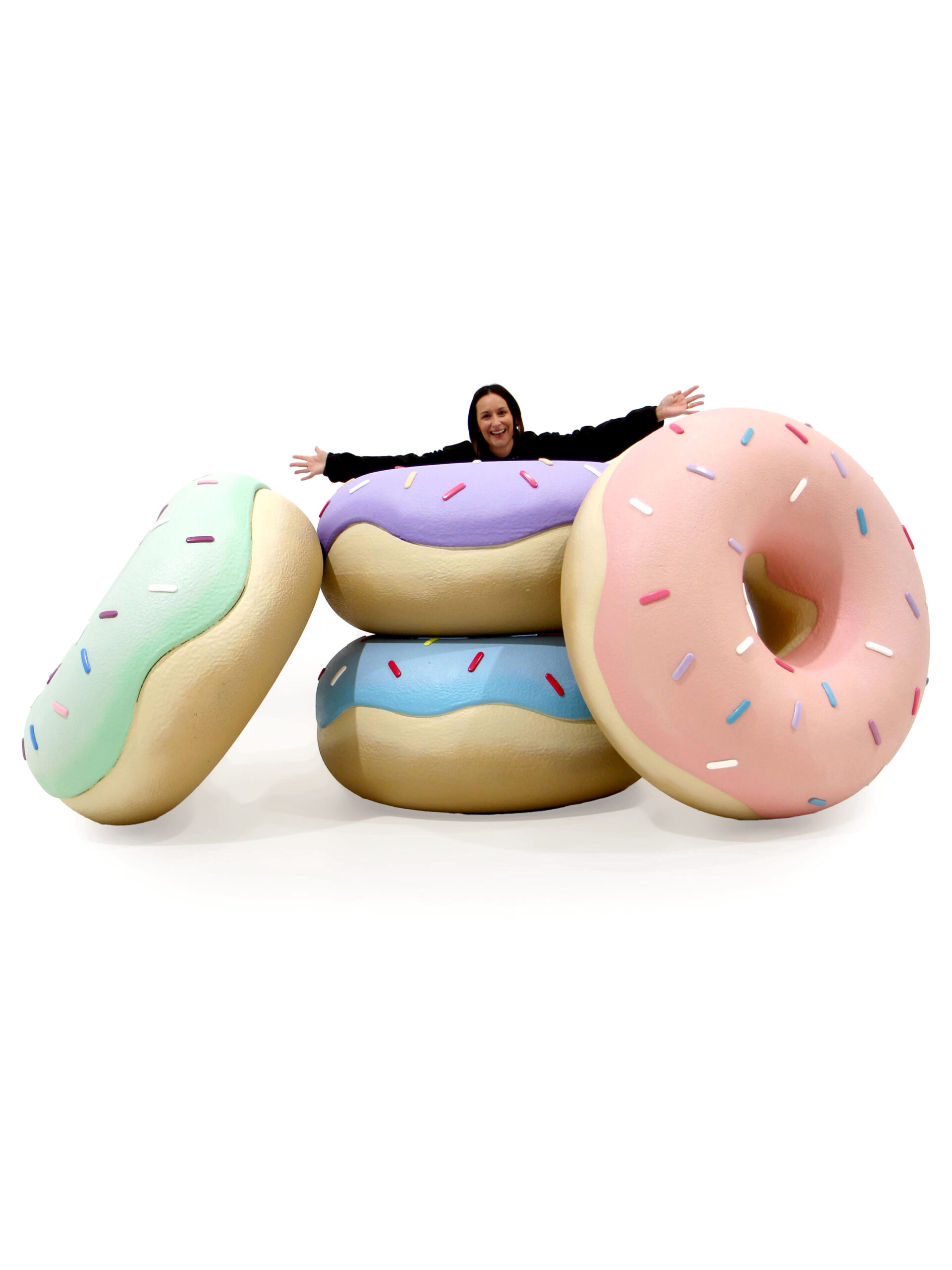 Giant Doughnut - Pastel Purple | EPH Creative - Event Prop Hire