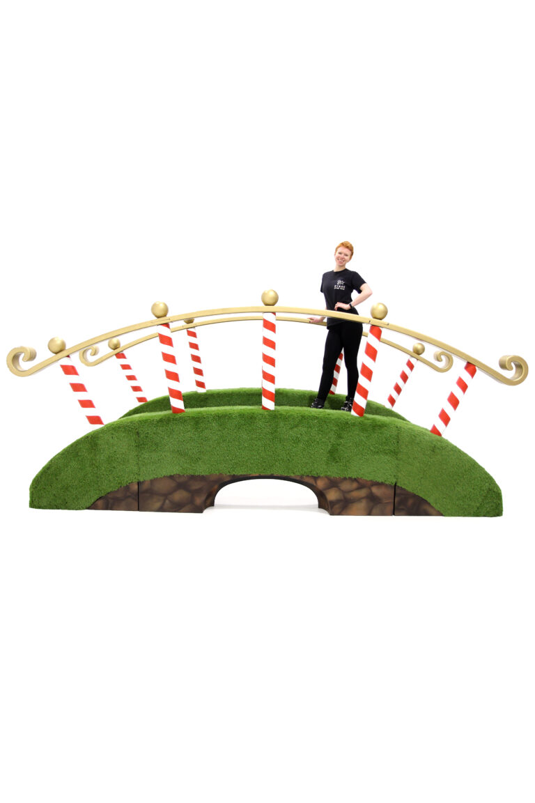 Candy Cane Bridge (with Steps) | EPH Creative - Event Prop Hire