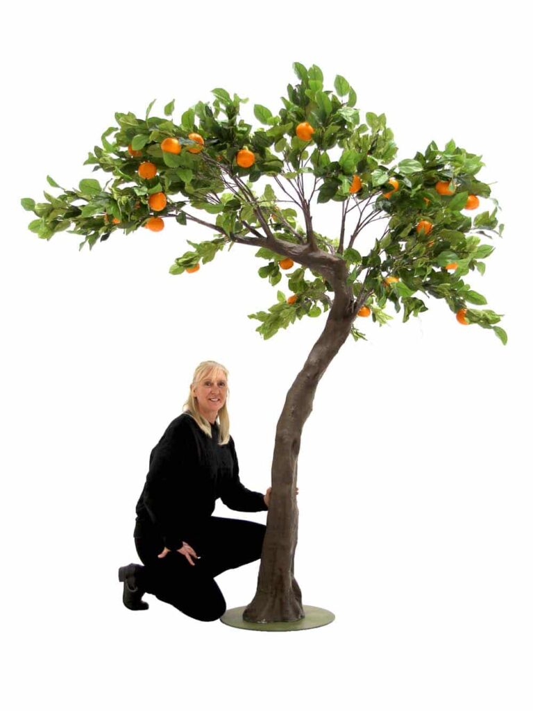 Short Canopy Tree (2.5m) - Orange | EPH Creative - Event Prop Hire