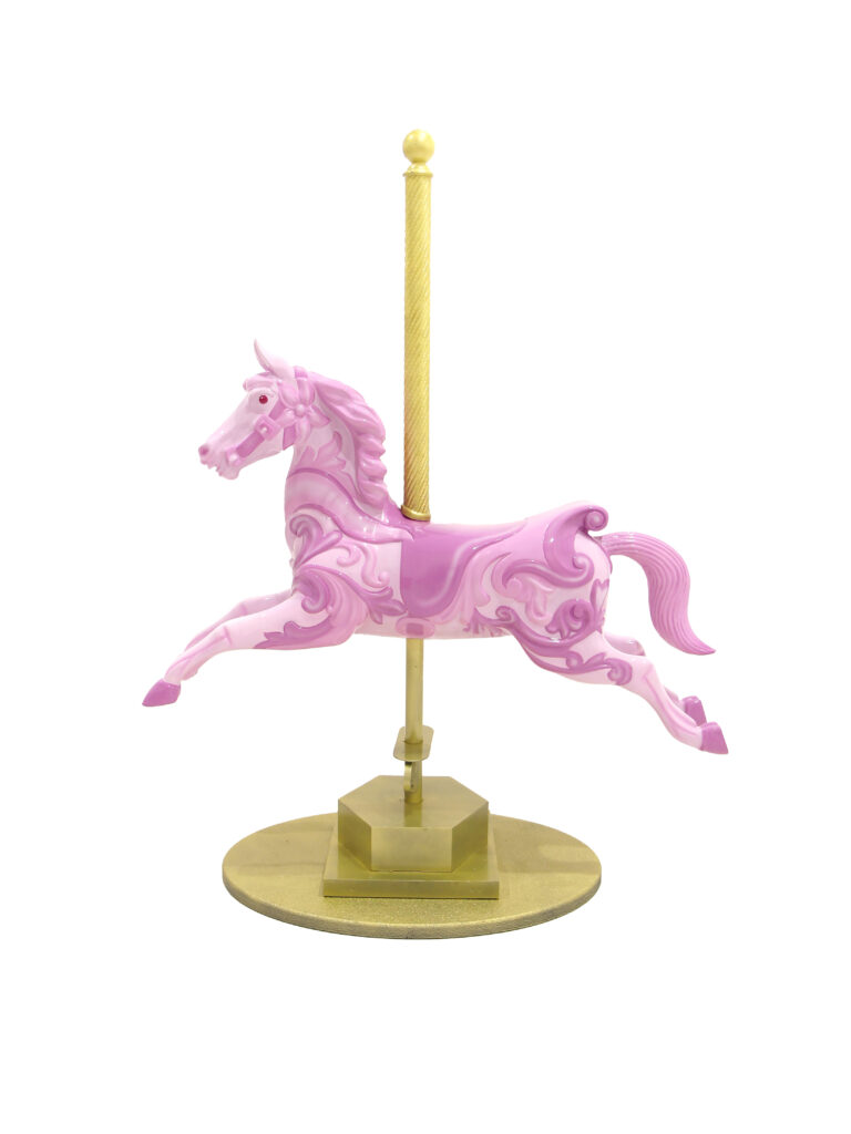 Traditional Carousel Horse - Pastel Purple | EPH Creative - Event Prop Hire
