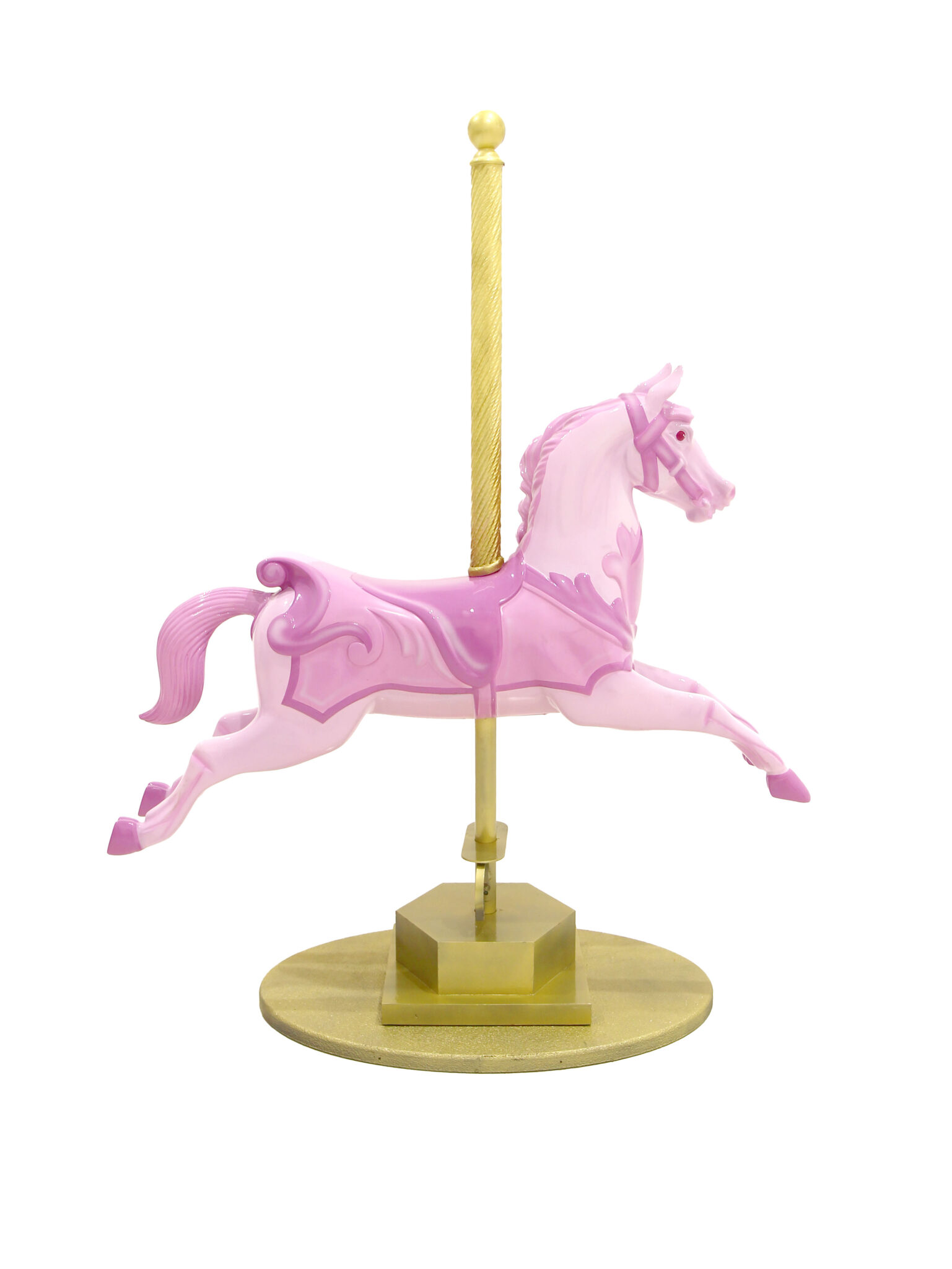 Traditional Carousel Horse - Pastel Blue | EPH Creative - Event Prop Hire