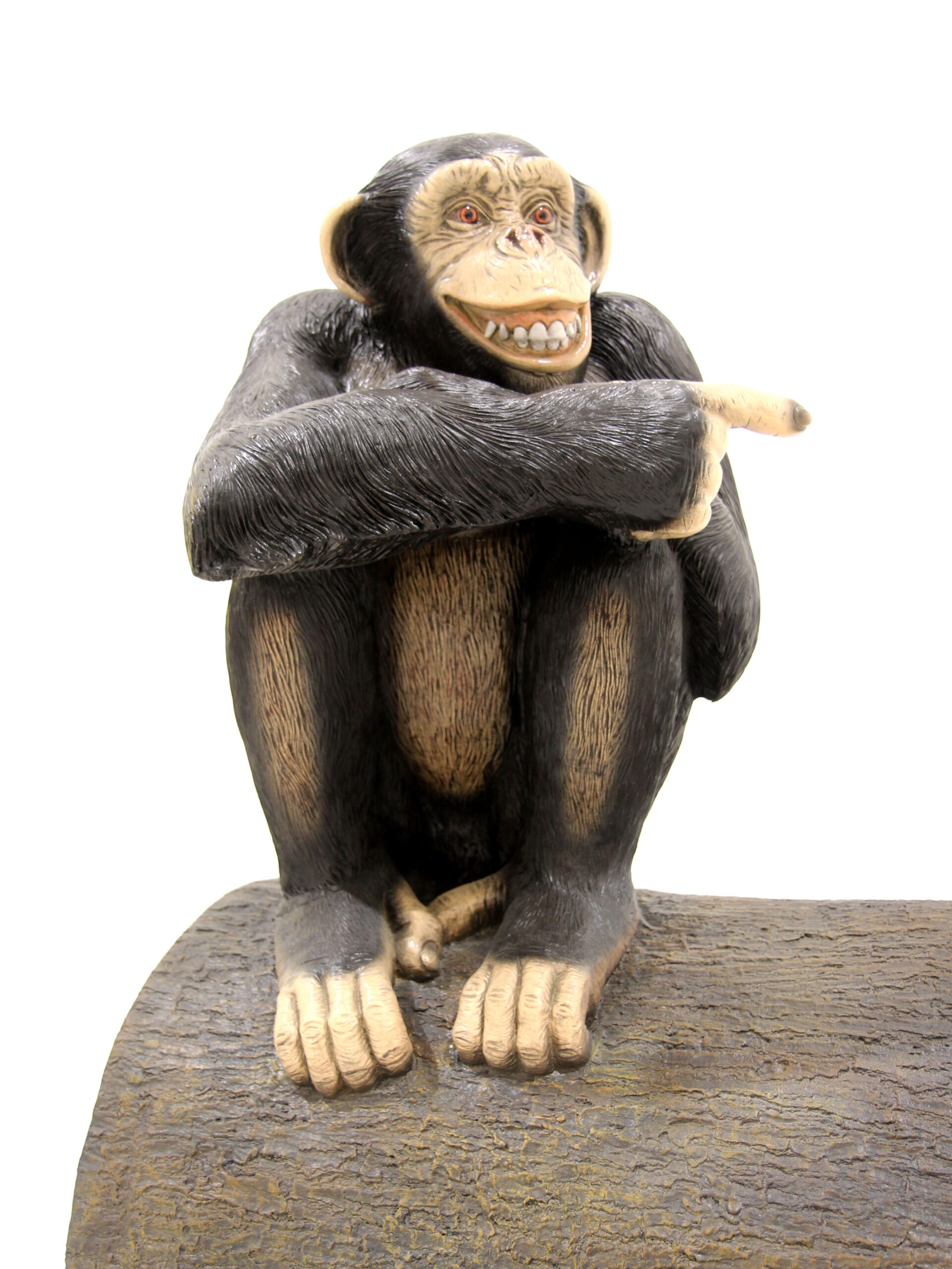 Laughing Chimp on Tree Photo Op | EPH Creative - Event Prop Hire