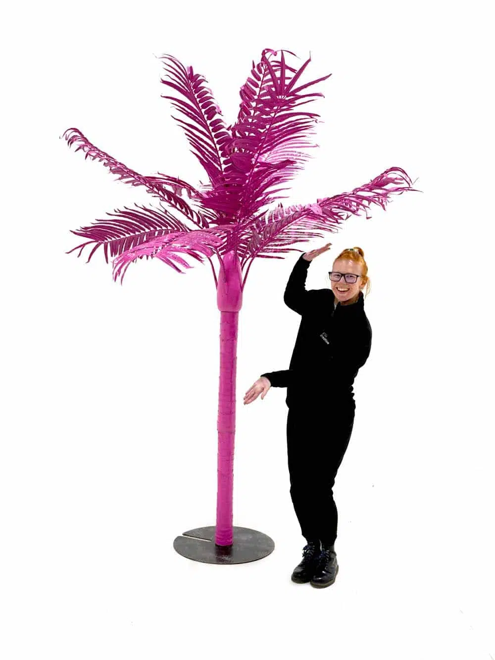 Medium Palm Tree (2.5m) - Pink | Event Prop Hire