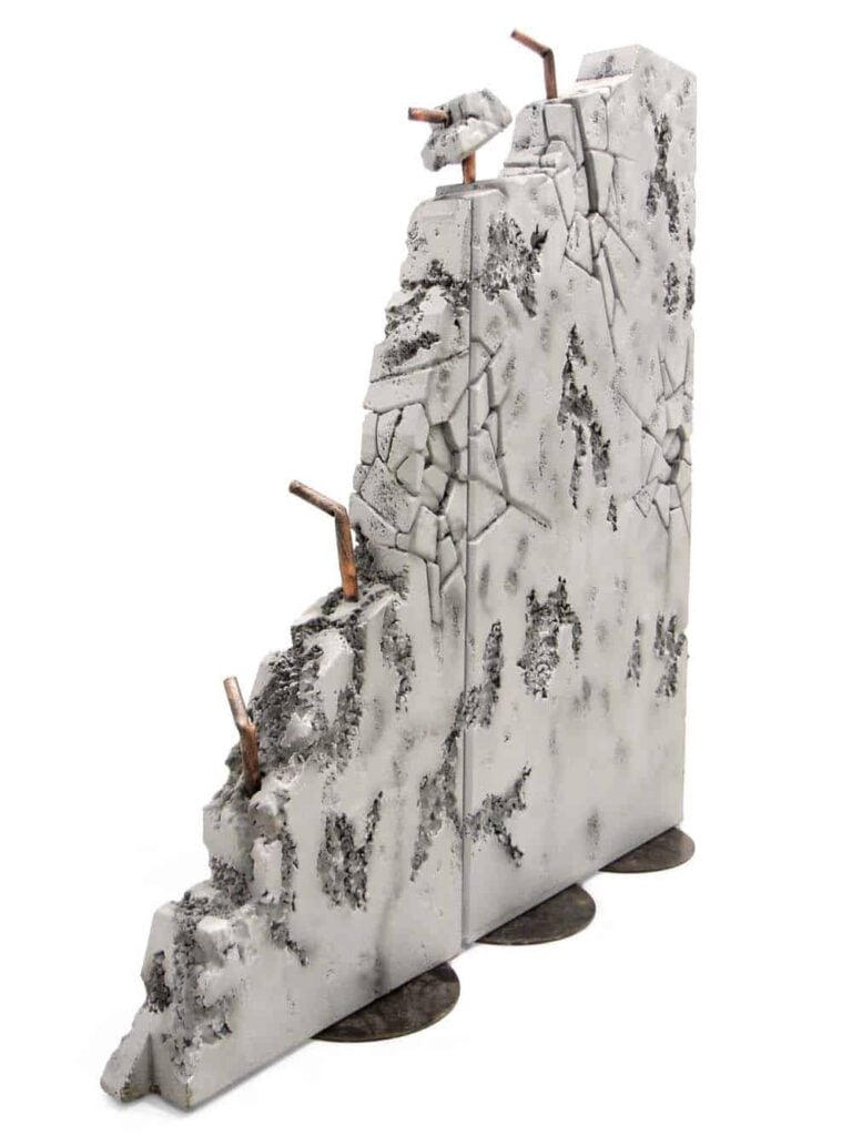 Modular Distressed Concrete Wall - Large Crumbled Section #3 | EPH ...