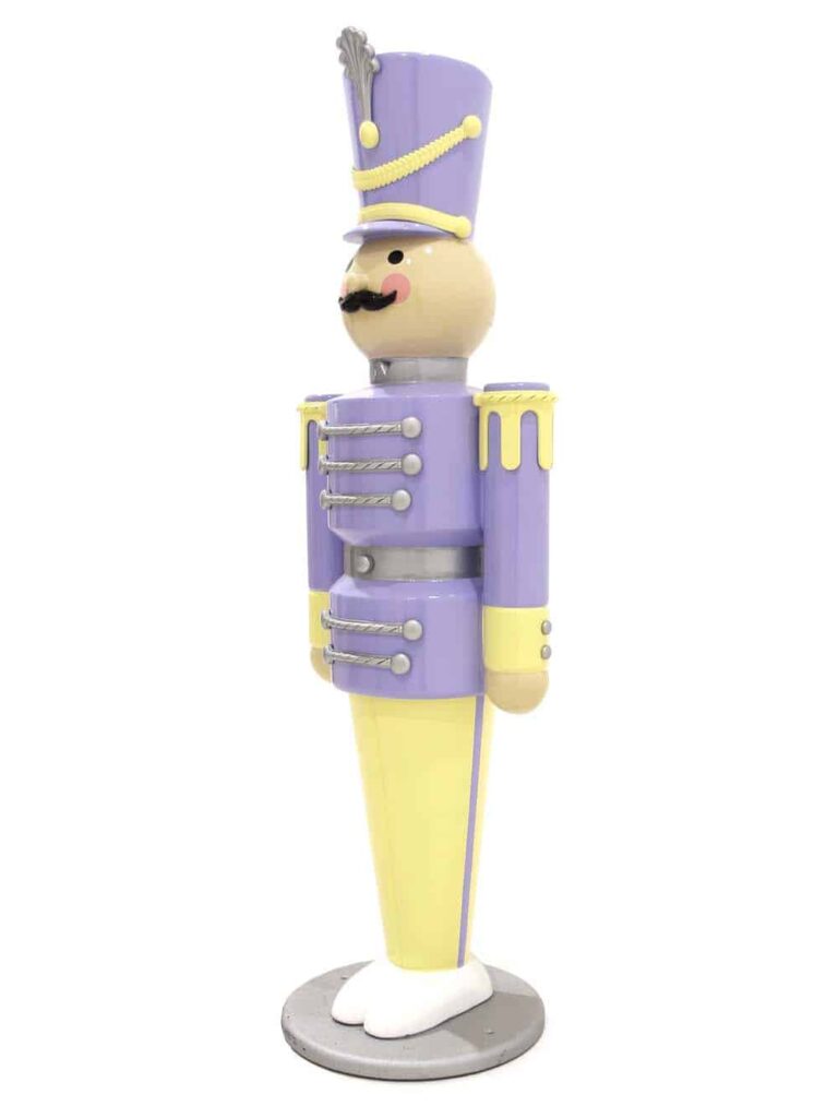 Pastel Nutcracker 2 (Purple & Yellow) | EPH Creative - Event Prop Hire