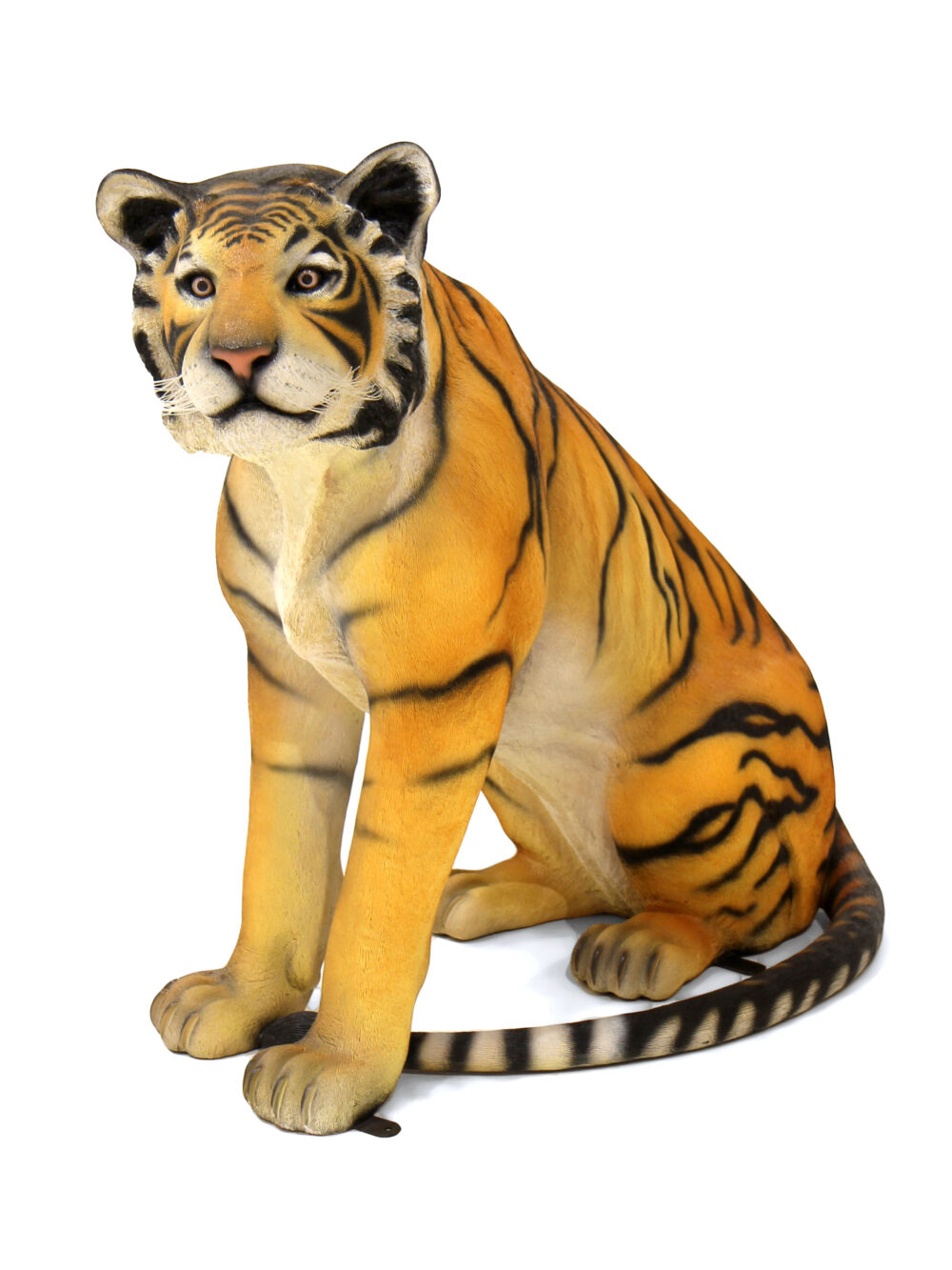 Life-size Tiger Prop - Sitting | EPH Creative - Event Prop Hire