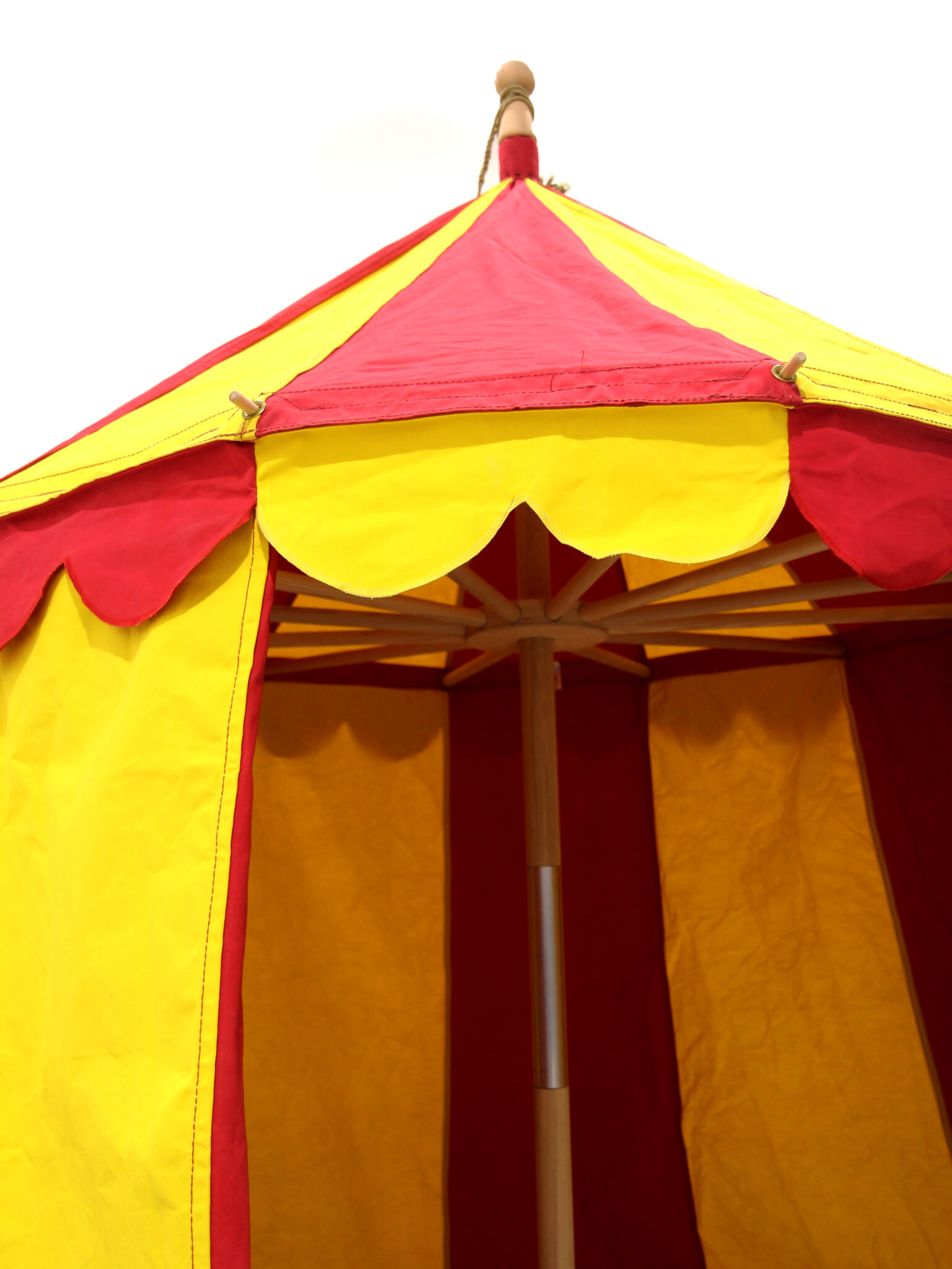 Canvas Tent (Red & Yellow) | EPH Creative - Event Prop Hire