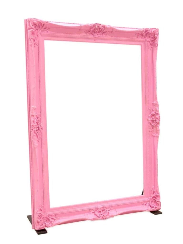 Giant Light Pink Frame | EPH Creative - Event Prop Hire