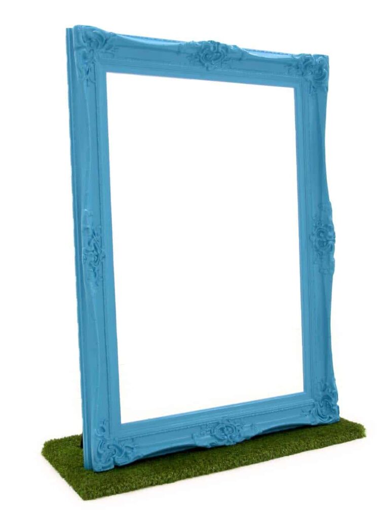Giant Blue Frame | EPH Creative - Event Prop Hire