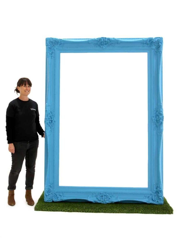 Giant Blue Frame | EPH Creative - Event Prop Hire