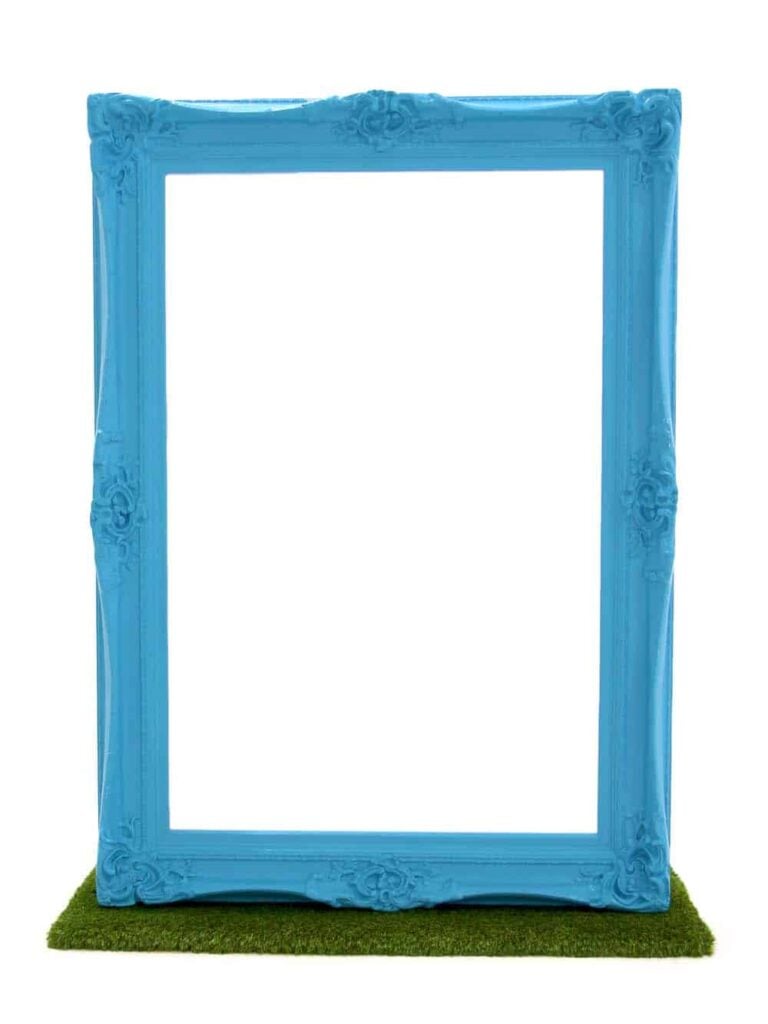 Giant Blue Frame | EPH Creative - Event Prop Hire