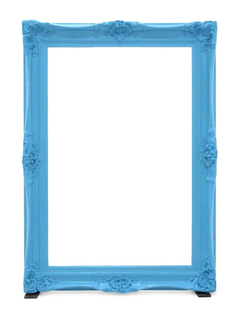 Giant Blue Frame | EPH Creative - Event Prop Hire