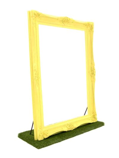 Giant Yellow Frame | EPH Creative - Event Prop Hire