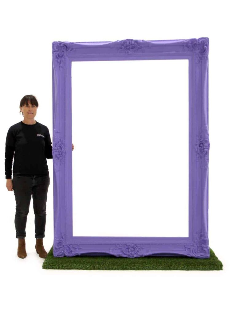 Giant Purple Frame | EPH Creative - Event Prop Hire