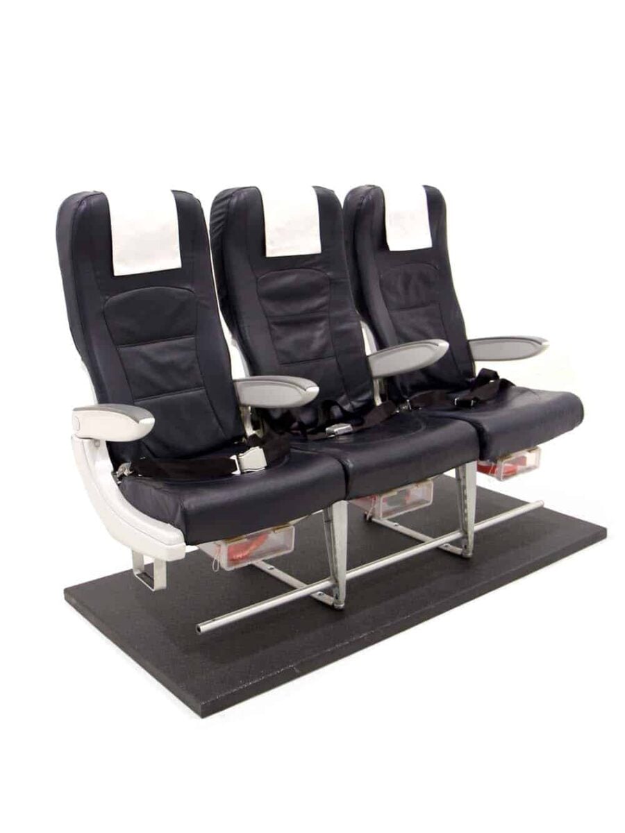 Airplane Seat #4 - Leather | EPH Creative - Event Prop Hire