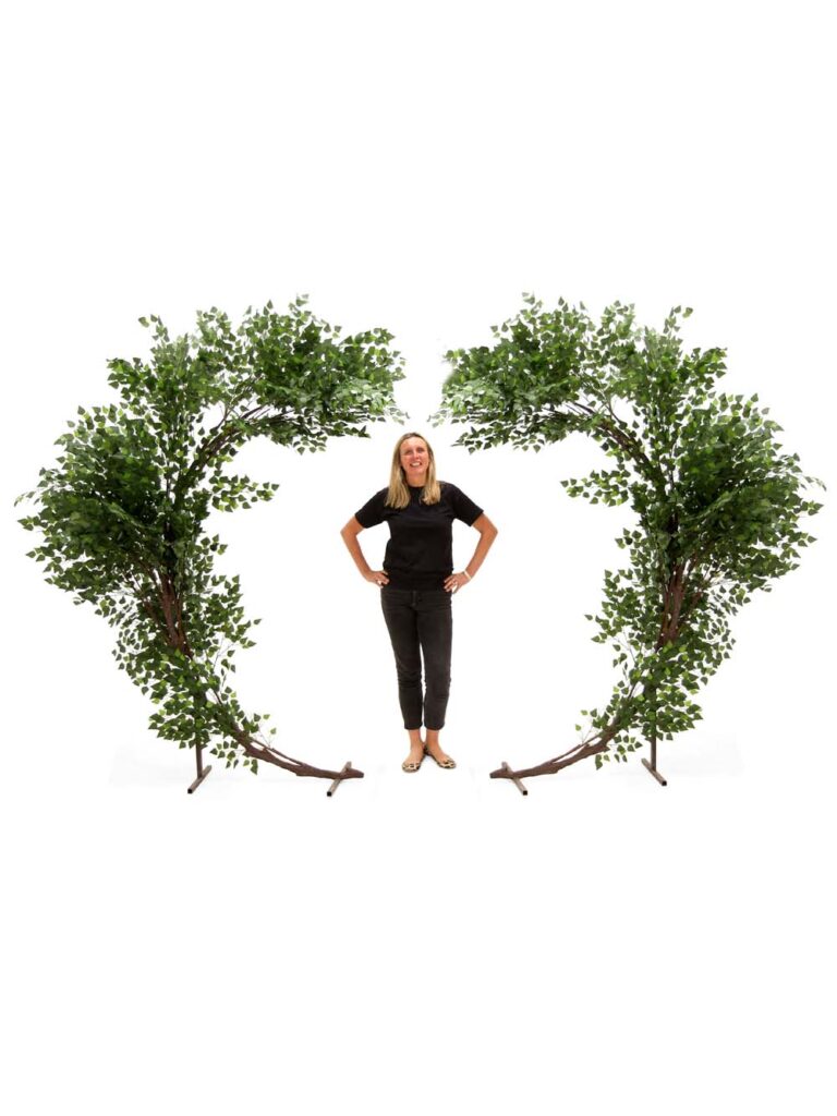 Moon Gate - Brown Birch | EPH Creative - Event Prop Hire