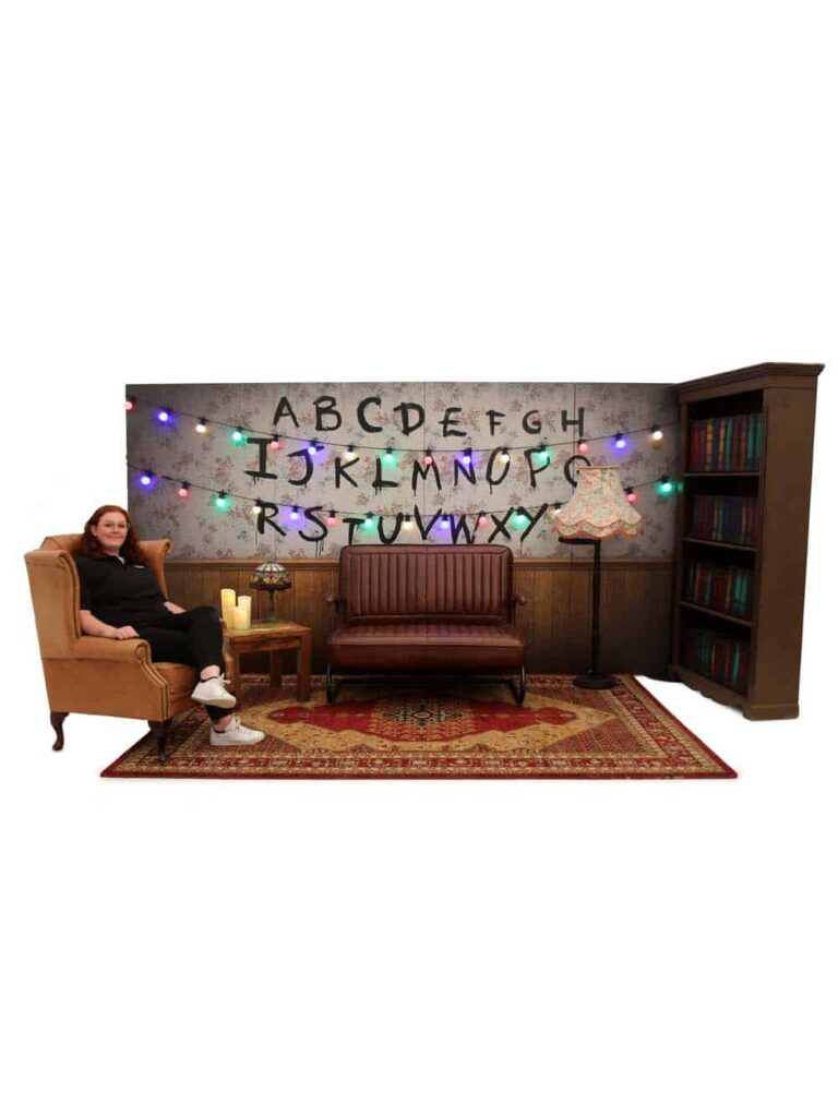 Stranger Things Living Room Montage | EPH Creative - Event Prop Hire