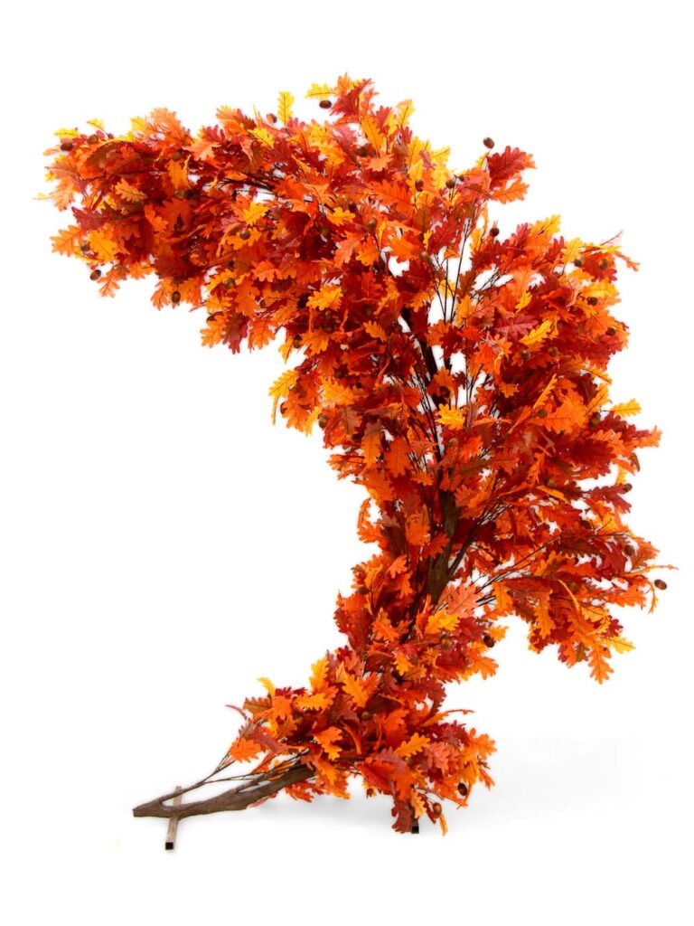 Half Moon Gate - Autumn Oak | EPH Creative - Event Prop Hire