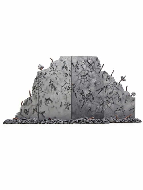 Modular Distressed Concrete Wall - Small Backdrop (With Rubble) | EPH ...
