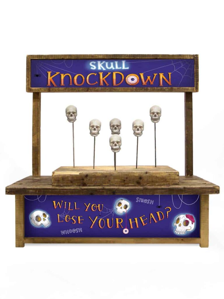 Skull Knockdown Halloween Fairground Game (Childrens) | EPH Creative ...