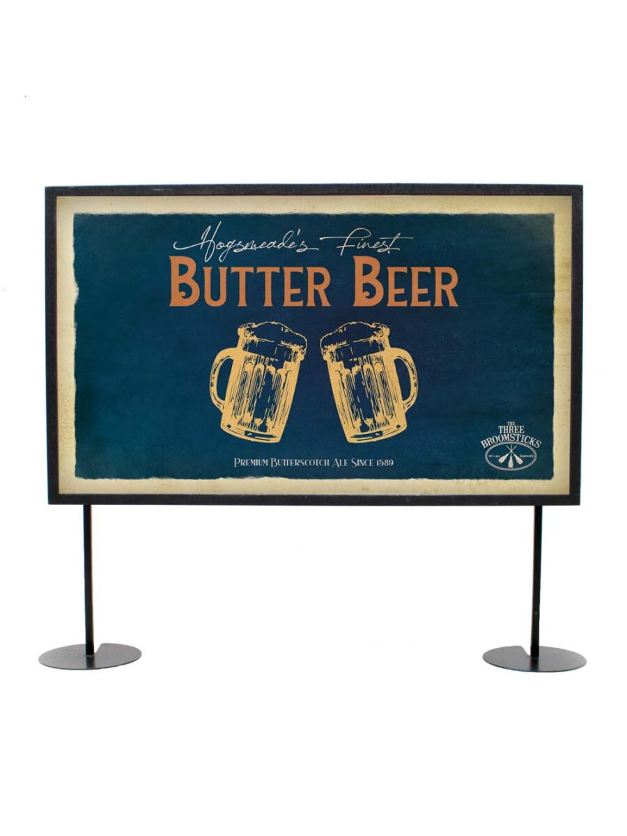 Butterbeer Poster - Large Sign | EPH Creative - Event Prop Hire
