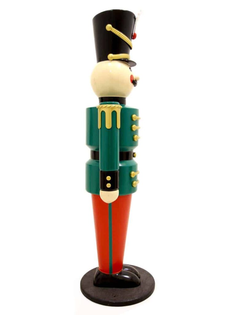 Nutcracker Soldier Prop (Green/Gold) | EPH Creative - Event Prop Hire