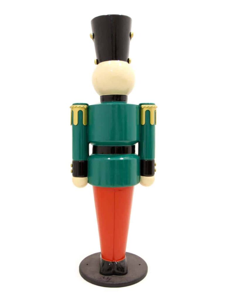 Nutcracker Soldier Prop (Green/Gold) | EPH Creative - Event Prop Hire