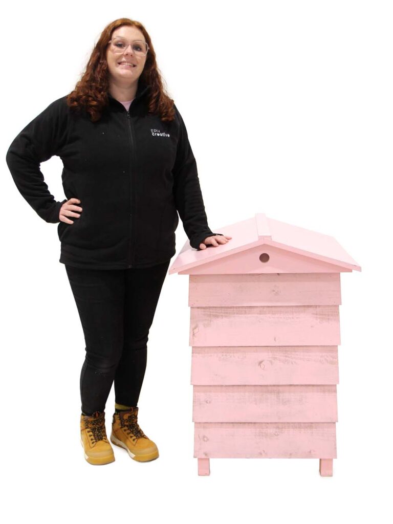 Beehive - Pastel Pink | EPH Creative - Event Prop Hire