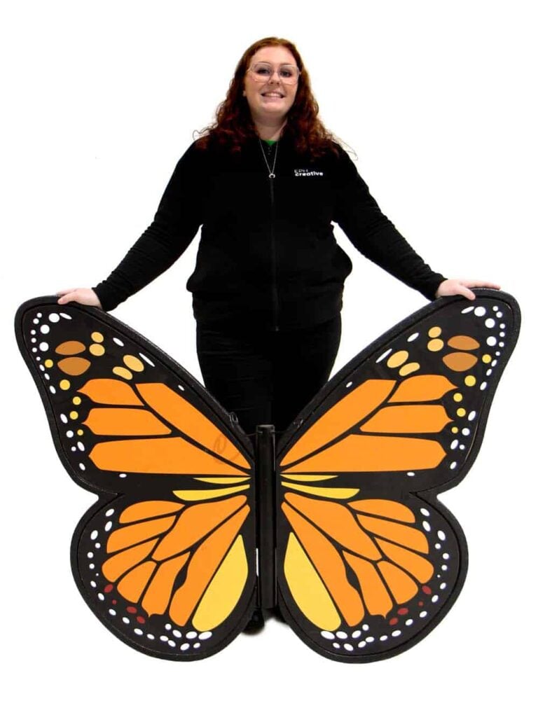 Giant Butterfly - Orange #2 | EPH Creative - Event Prop Hire