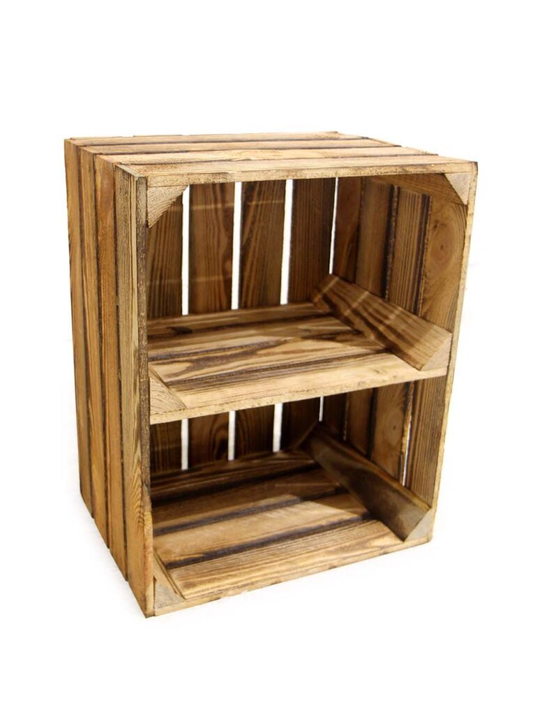 Wooden Crate with Shelf | EPH Creative - Event Prop Hire