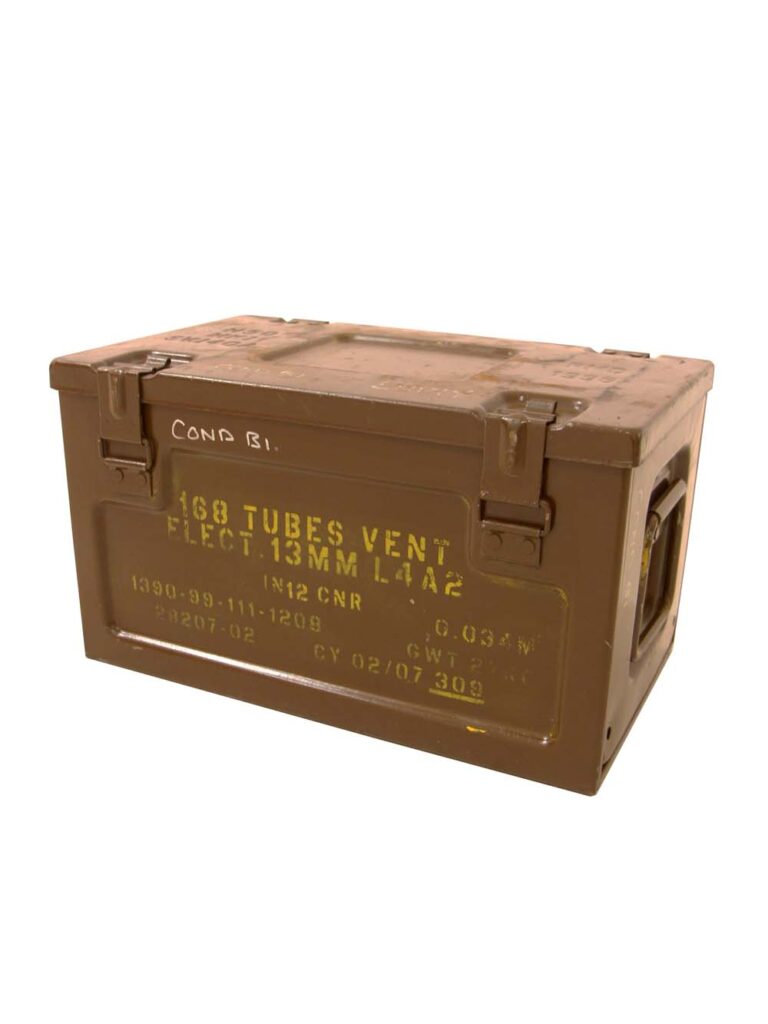 Medium Brown Military Box | EPH Creative - Event Prop Hire