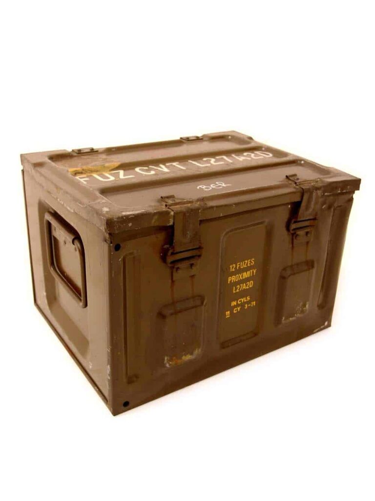 Large Brown Military Box | EPH Creative - Event Prop Hire