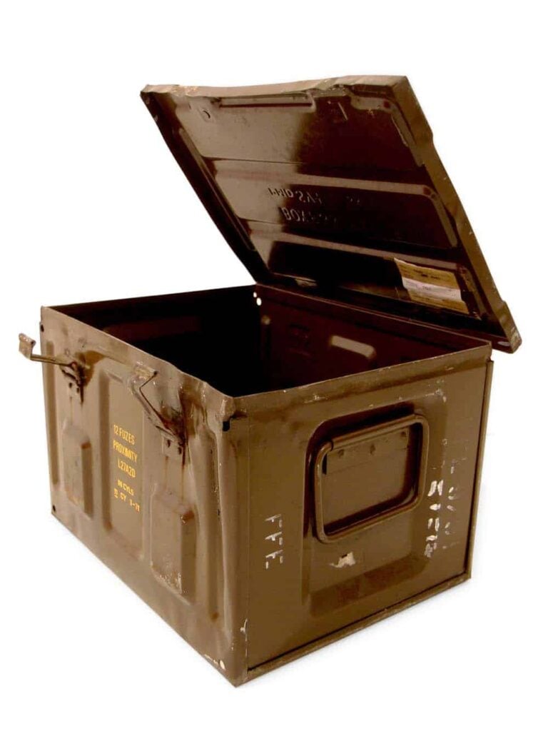 Large Brown Military Box | EPH Creative - Event Prop Hire