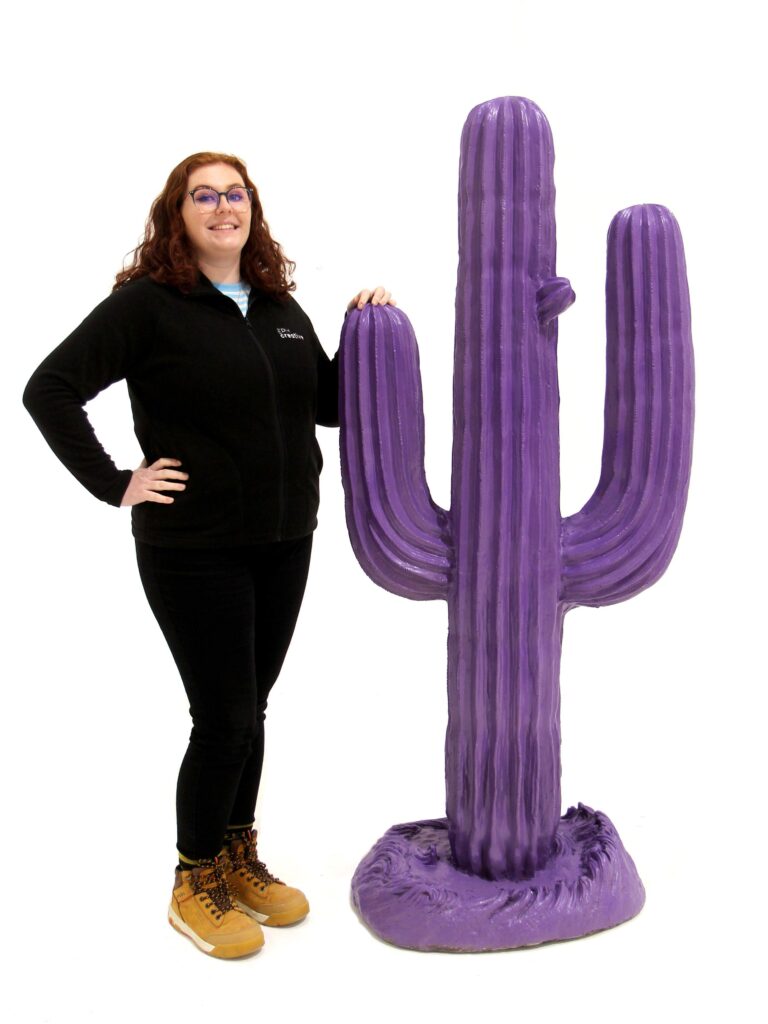 Giant Cactus - Purple (6ft) | EPH Creative - Event Prop Hire