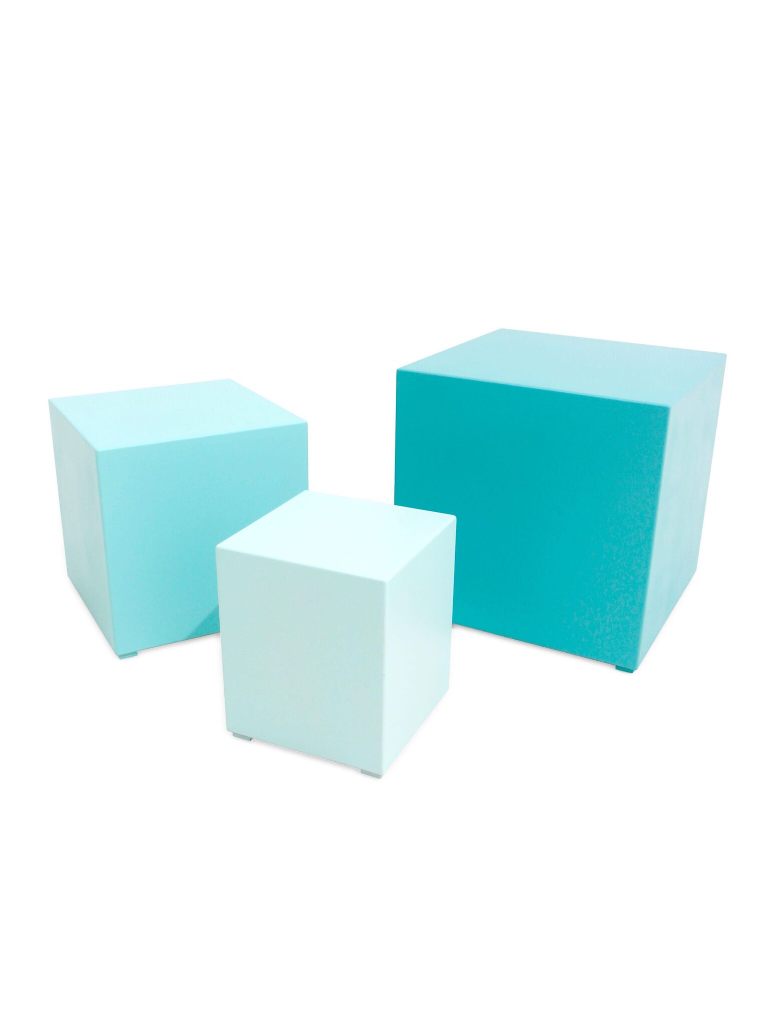 Display Plinths - Green Gradient - Set of 3 | EPH Creative - Event Prop ...