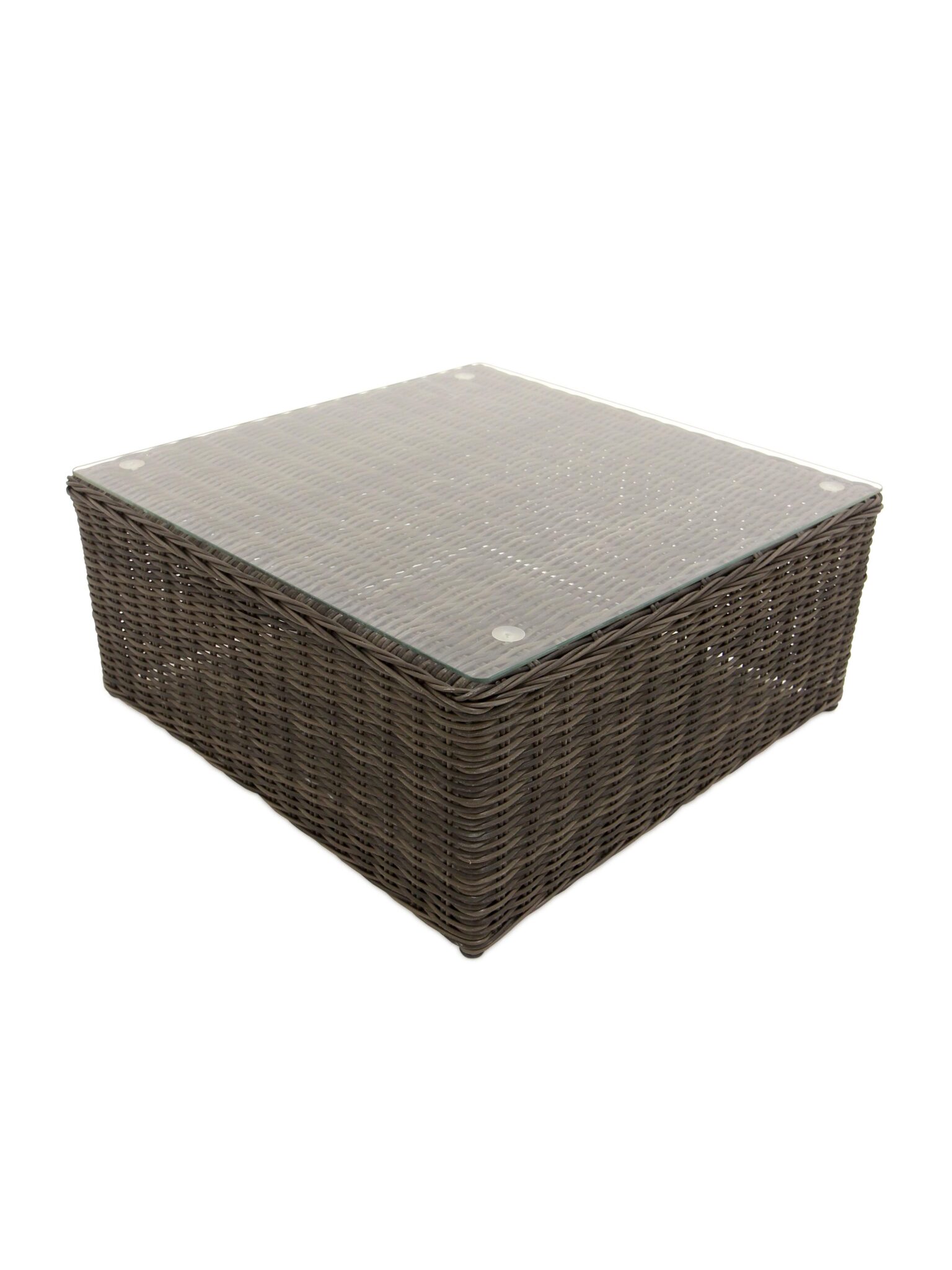 Rattan Square Coffee Table - Style 2 | EPH Creative - Event Prop Hire