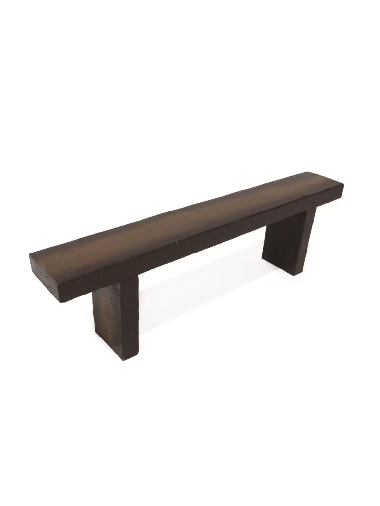 Dark Wood Bench | EPH Creative - Event Prop Hire
