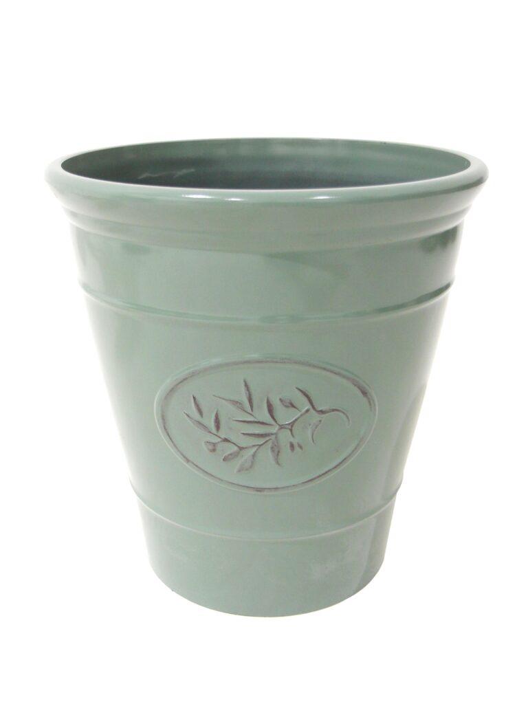 Ceramic Effect Planter - Olive Green - Large | EPH Creative - Event ...