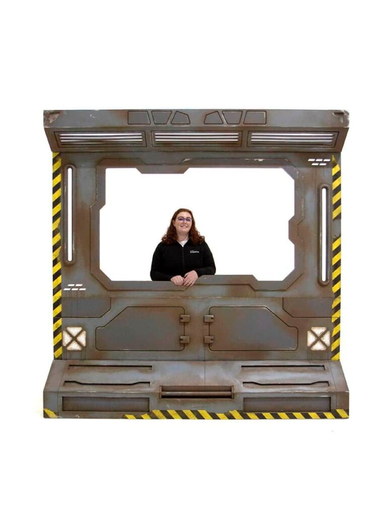 Spaceship Bulkhead with Window | EPH Creative - Event Prop Hire