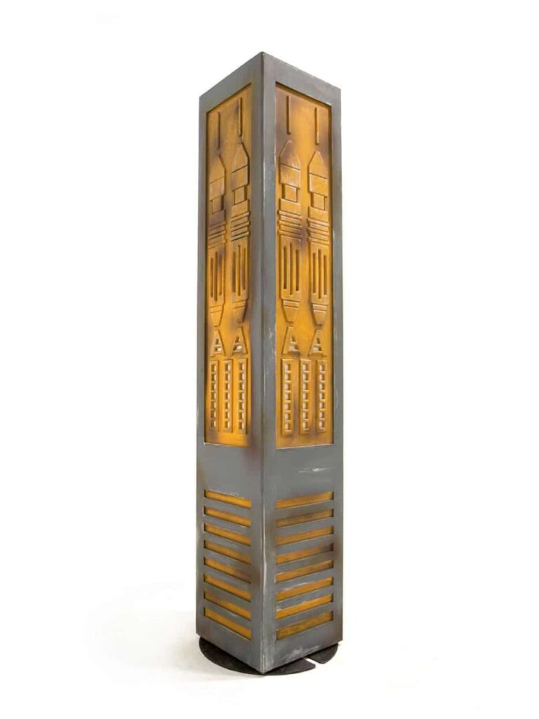 Sci-Fi Metal Effect Column | EPH Creative - Event Prop Hire